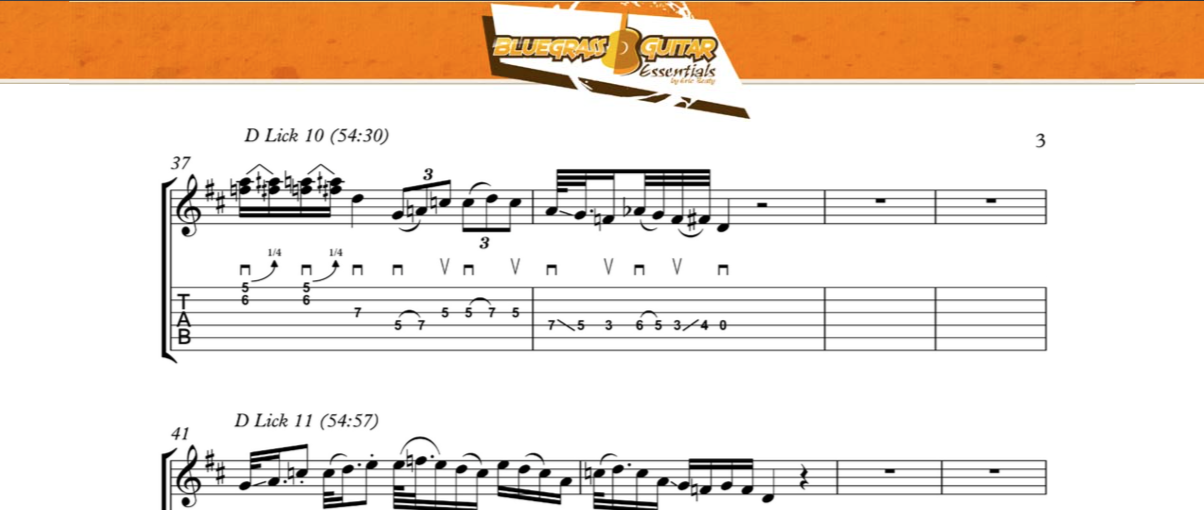 Bluegrass Guitar Essentials by YouTube Guitar Instructor Eric Beaty